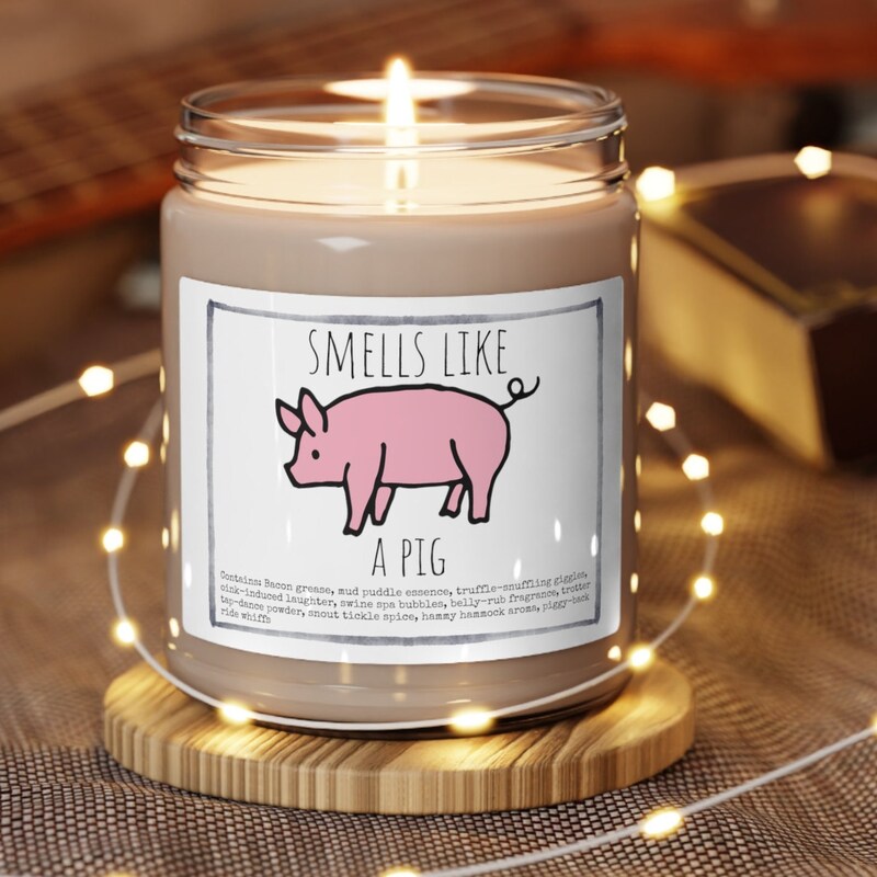 Pig Candle - Etsy