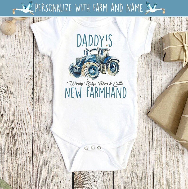 Farmhand Onesie® Daddy Farm Gift Dad Farm Gift Farm - Etsy