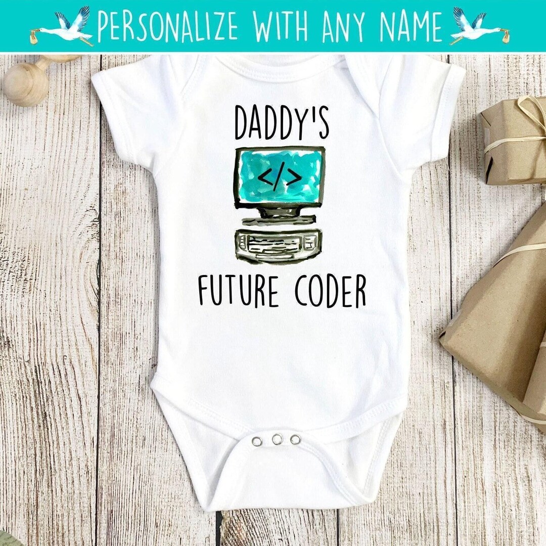 Coder Onesie®, Coding Onesie®, Coding Baby Gift, Coder Baby Gift ...