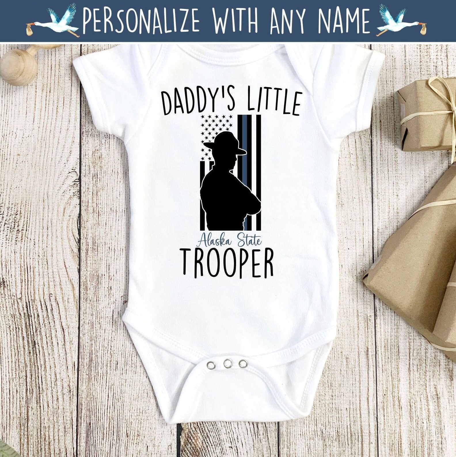 State Trooper Onesie® Trooper Onesie® State Trooper Baby | Etsy