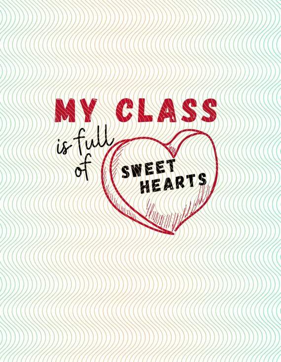 My Class Sweet Hearts PNG SVG | Etsy