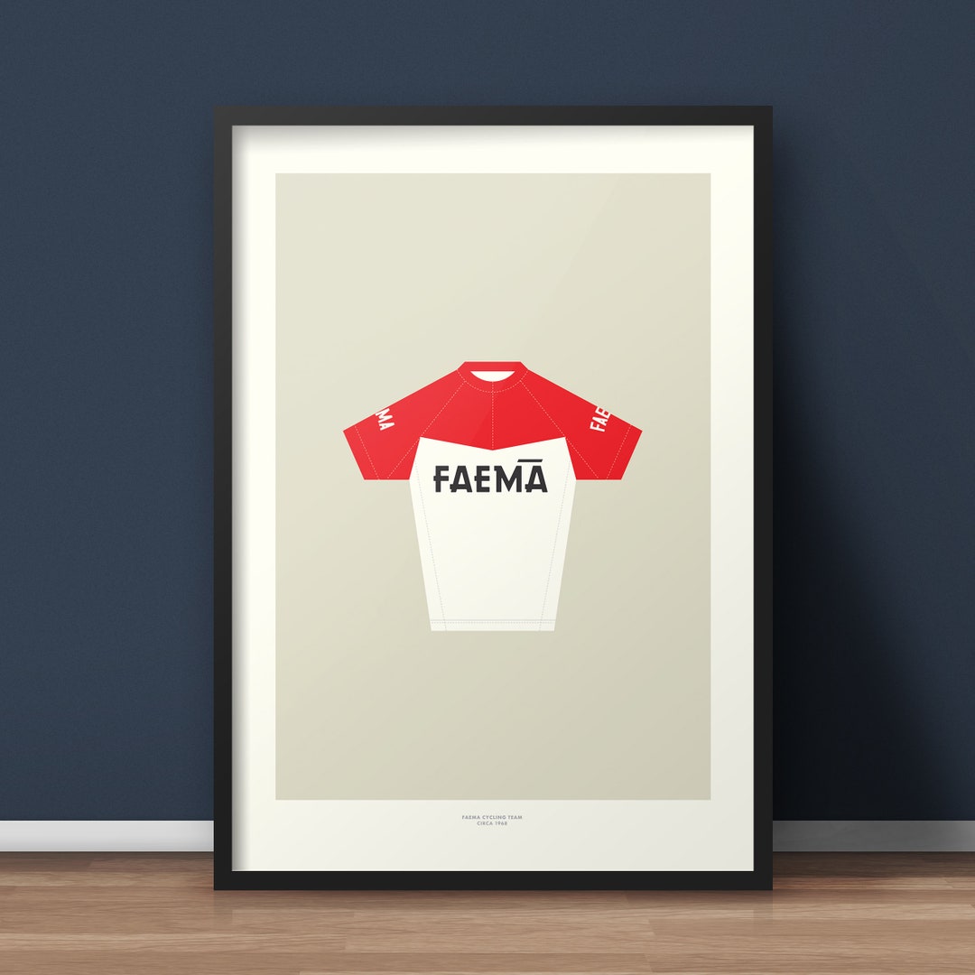 Faema Cycling Team Giclée Art Print - Etsy.de