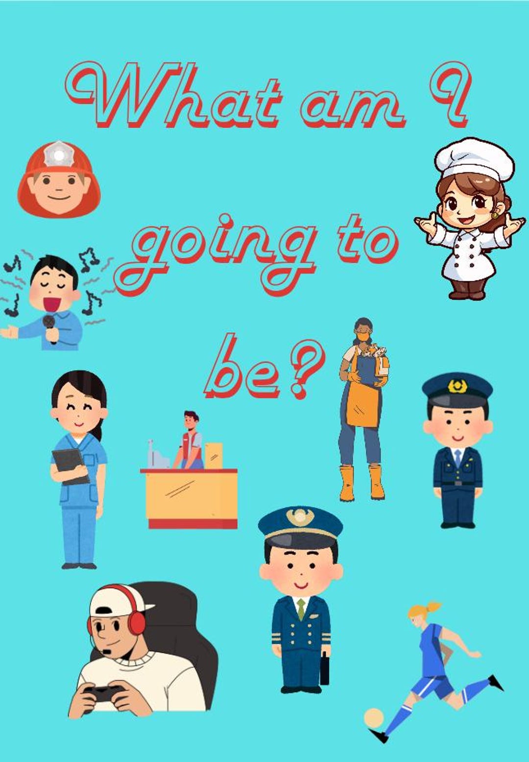 What Am I Going to Be? Colouring in Pages - Etsy