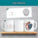 Mug Template Personalized Married, Wedding Digital Mug Template ...