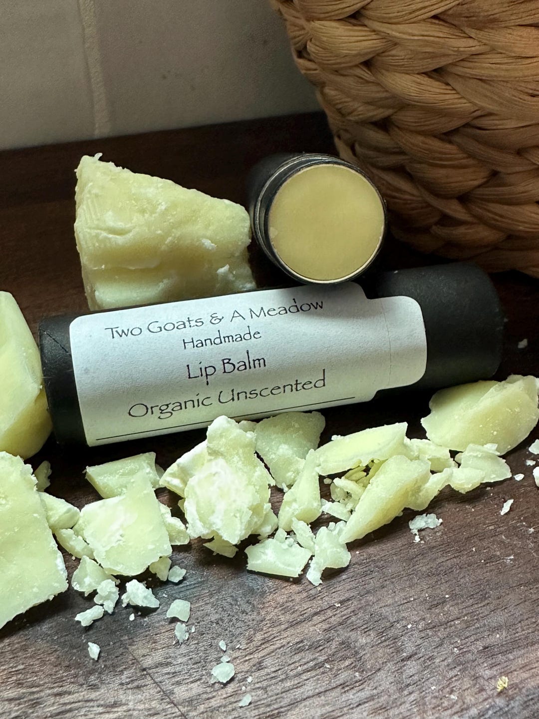 Organic Unscented Lip Balm Chapstick Eco Friendly All Natural - Etsy