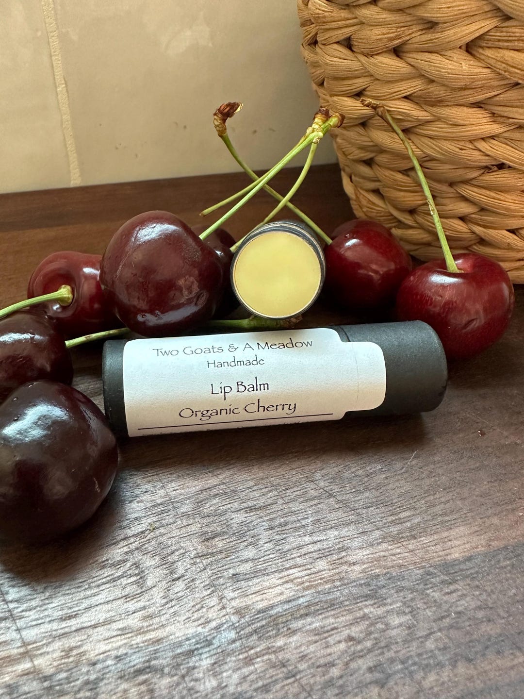 Organic Cherry Lip Balm Chapstick Eco Friendly All Natural - Etsy