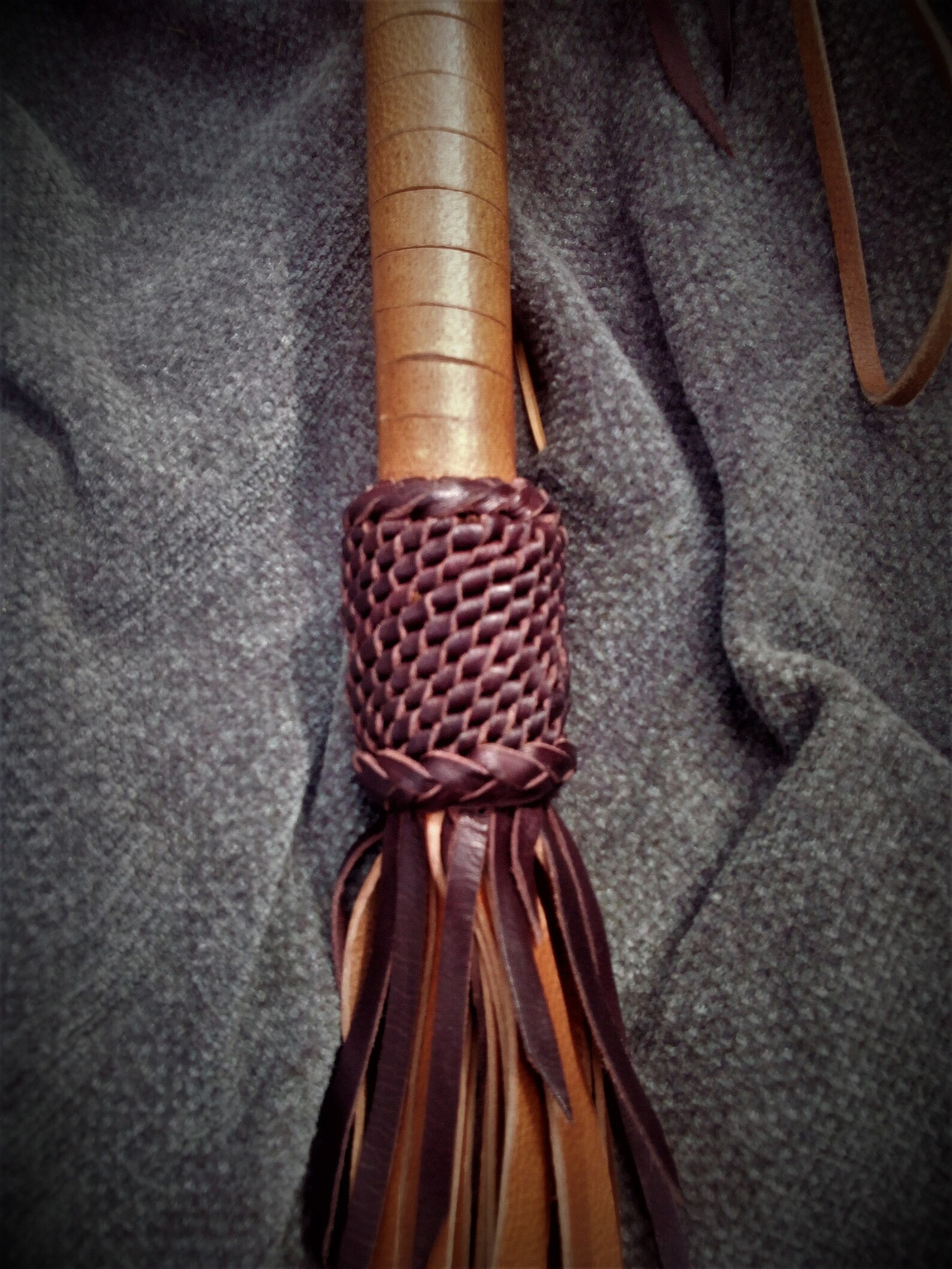 Two-color leather flogger handmade handmade bdsm medieval | Etsy