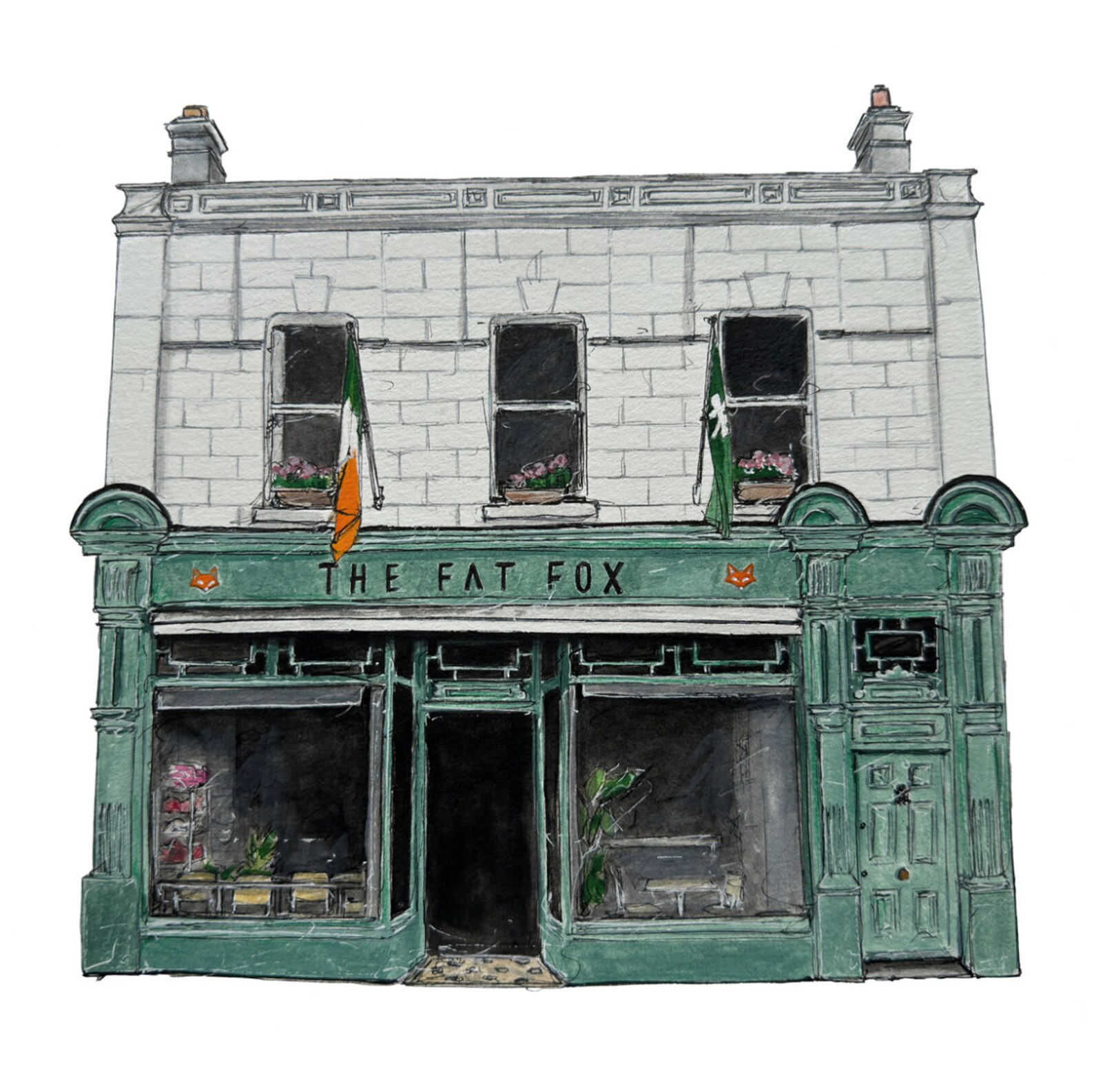 The Fat Fox, Coffee Shop, Greystones, Ireland, Irish Gift, Fast ...
