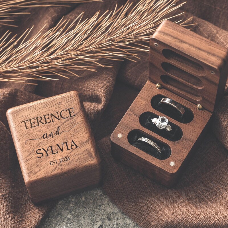 Custom Wood Ring Box - Etsy