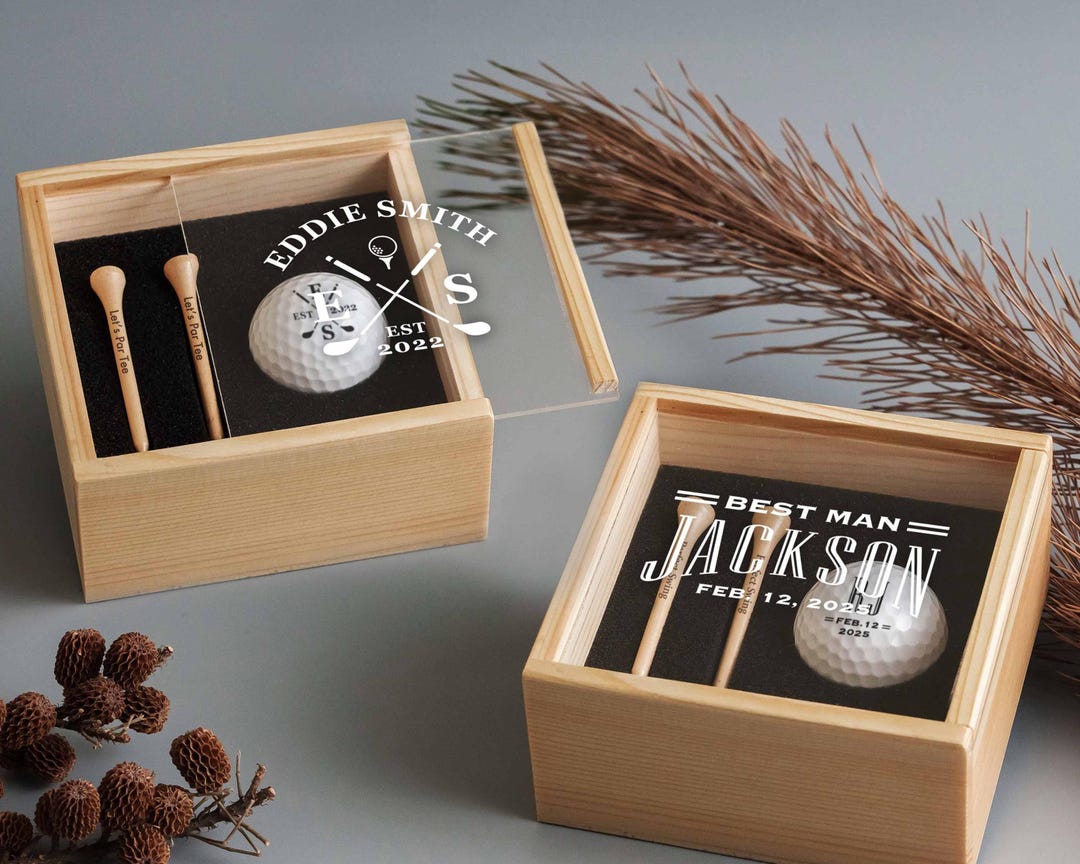 Golf Gift Set for Golfer, Custom Golf Gift Set With Golf Ball, Tees ...