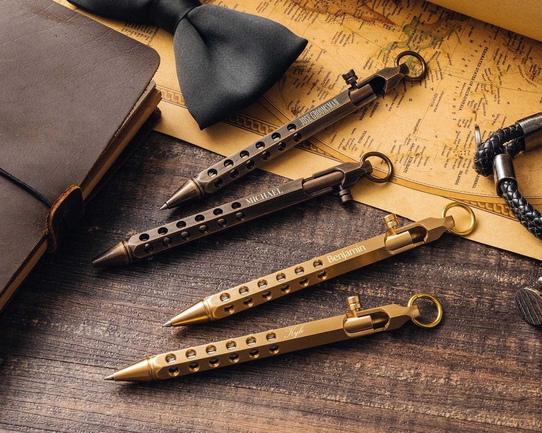 Personalized Gifts for Him Engraved Pen, Bolt Action Pen Graduation ...