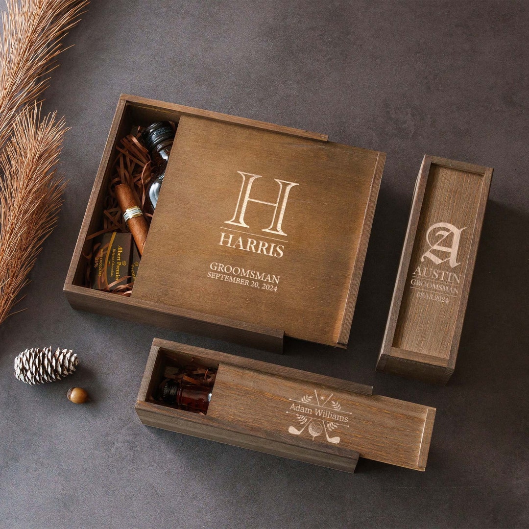 Groomsmen Gifts Box Personalized, Groomsman Gift, Groomsmen Proposal ...