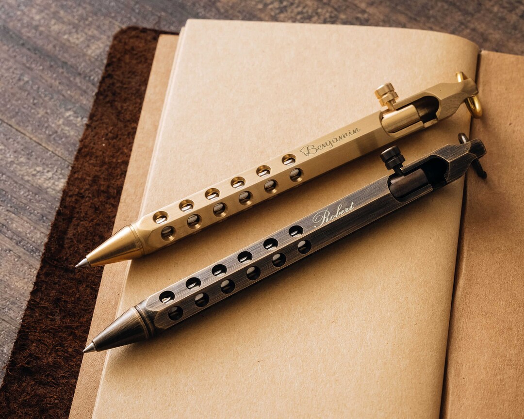 Personalized Pens Writing Tool Office Supplies | Personalized Bolt Action Pen Graduation Teacher ...