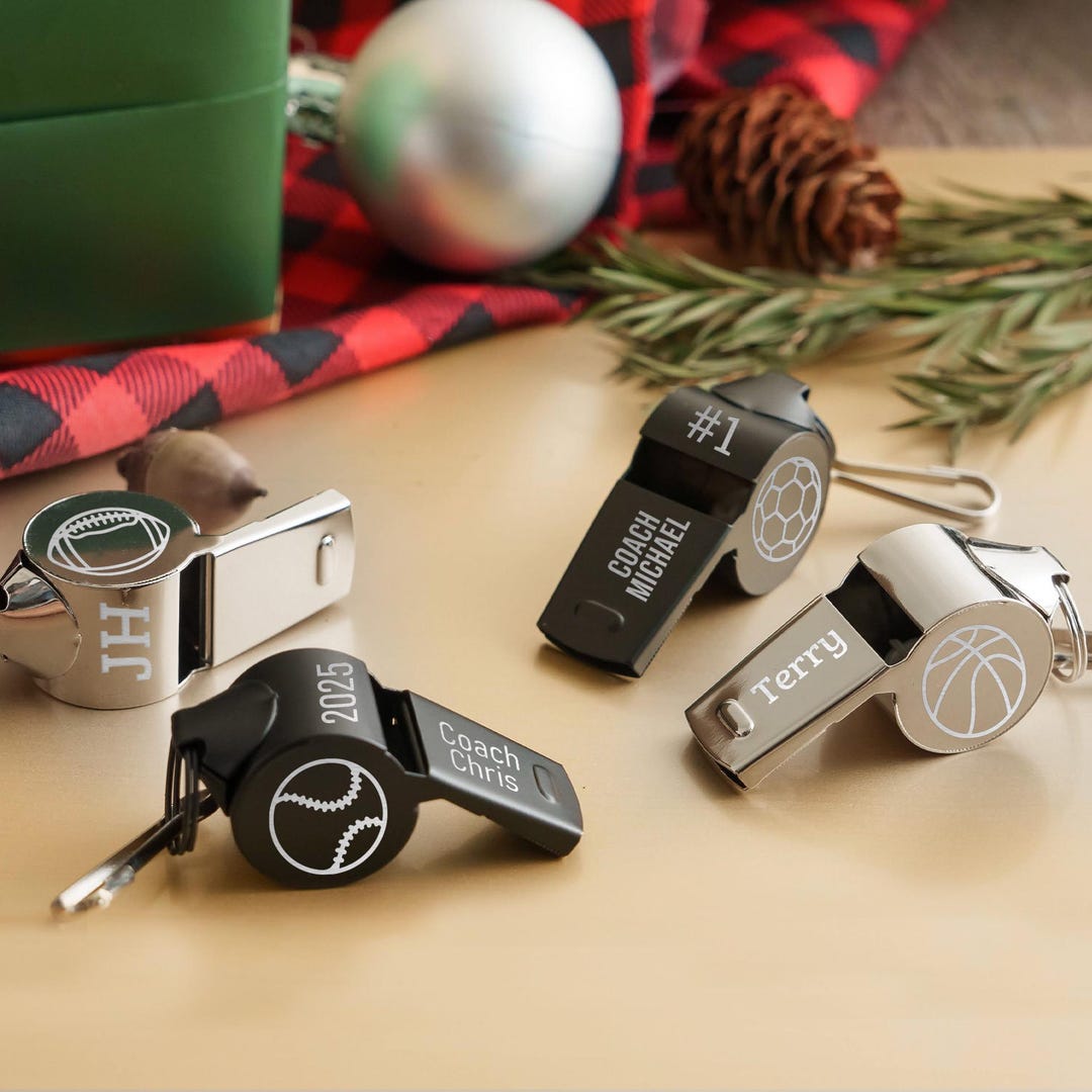 Custom Whistle Gifts for Basketball Coach, Custom Whistle, Engraved ...