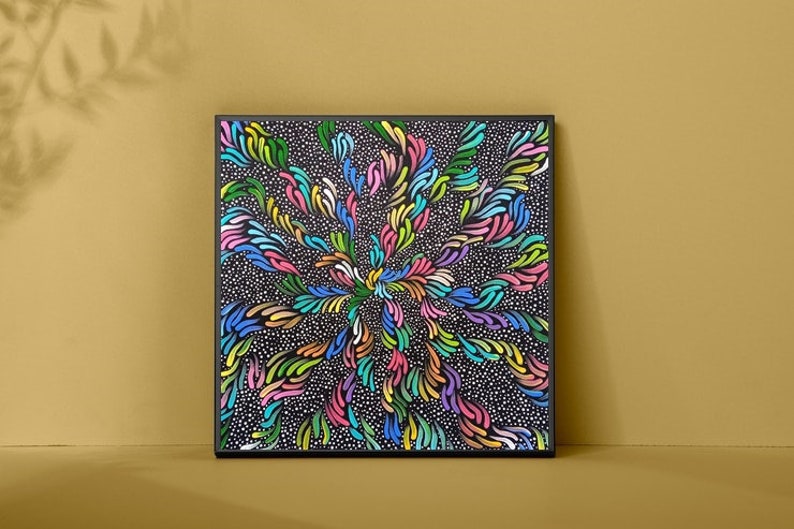 Aboriginal Pillars of Creation Acrylic Art Painting on - Etsy