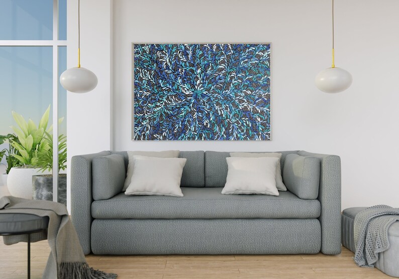 Aboriginal Dream Sky Original Acrylic Art Painting on - Etsy