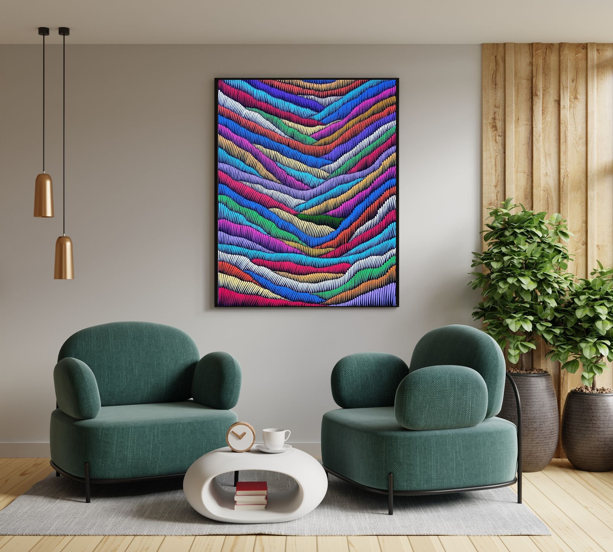 Aboriginal Original the Place of Utopia Acrylic Art - Etsy
