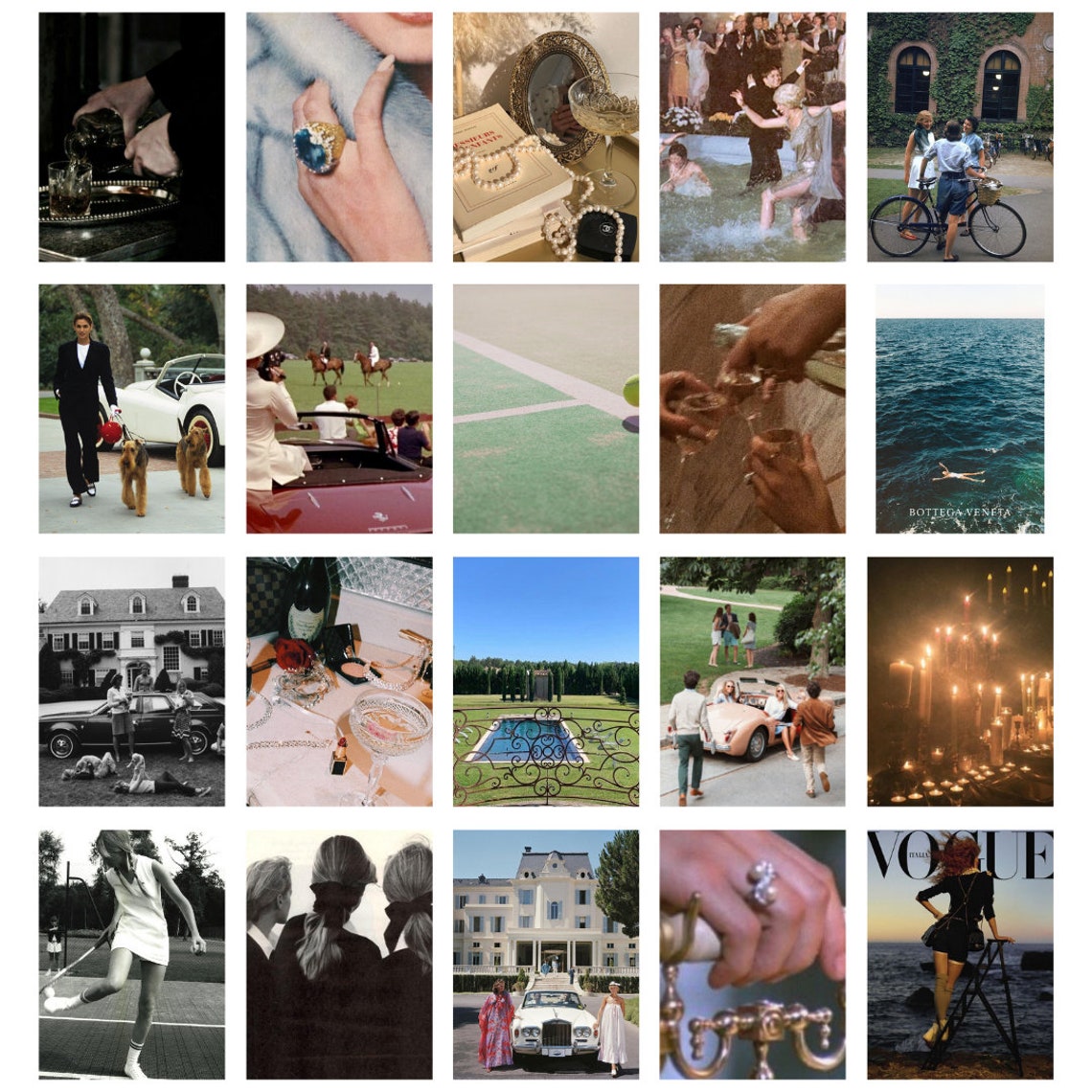 OLD MONEY | Aesthetic Wall Collage Kit - Etsy