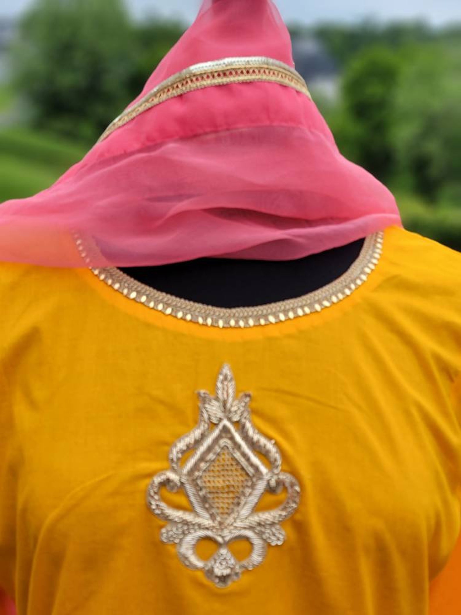 Beautiful Bright Yellow Gharara Set. - Etsy