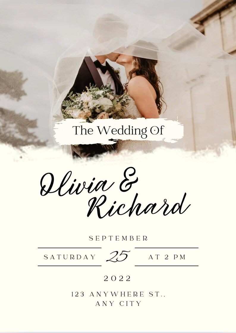 Wedding Invitation Bride Bridal Shower Married Marriage Spouse Fiancé ...