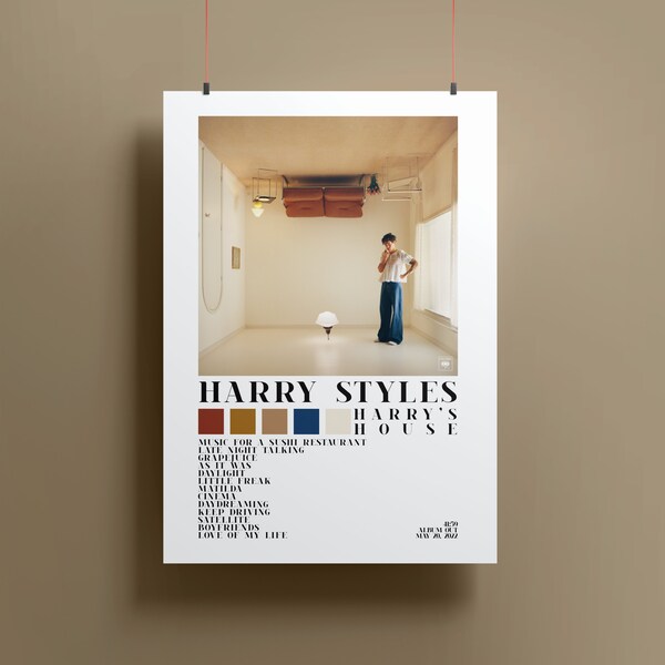 Harry’s House Album Poster - Etsy