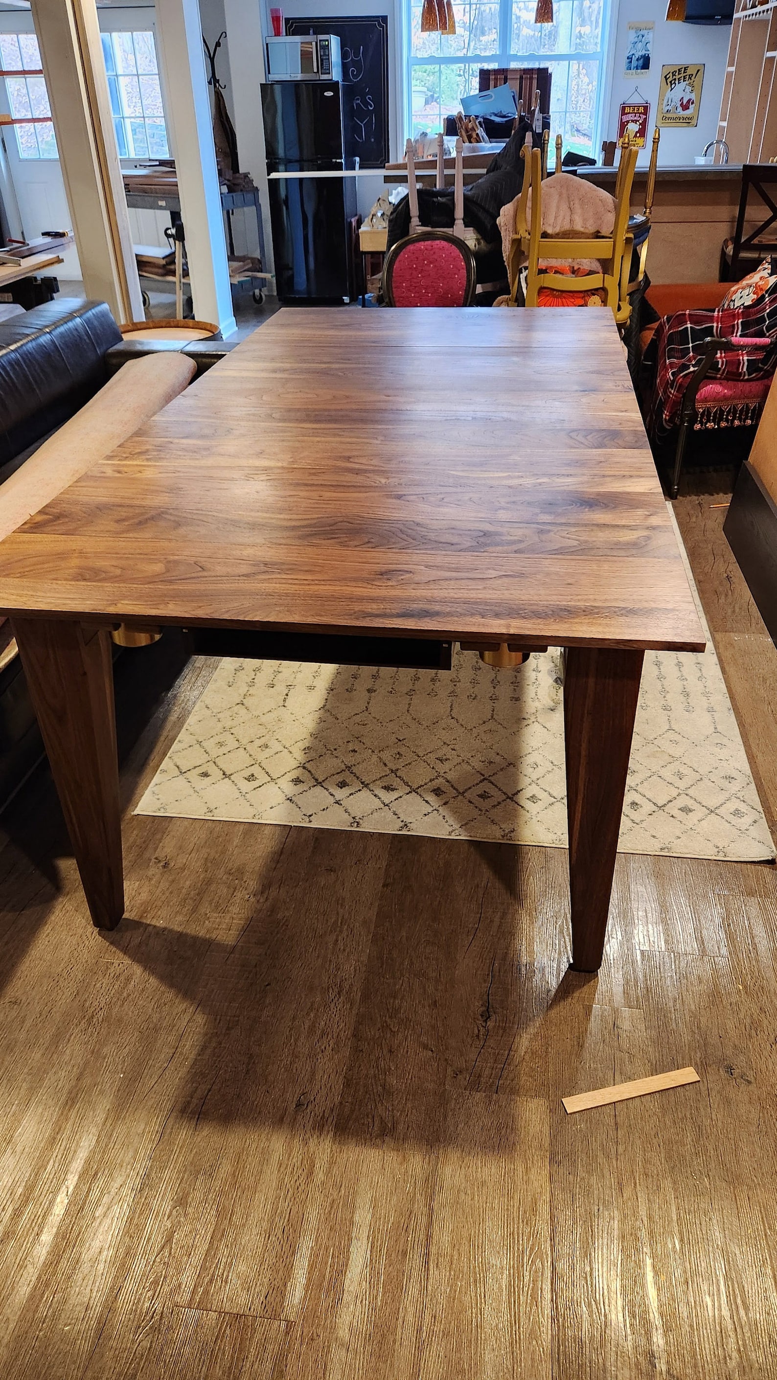 Handmade Walnut Gaming Table: Dungeons and Dragons, Custom Epoxy ...