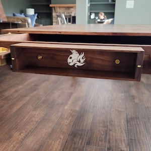 Custom Walnut Gaming Table / Dungeons and Dragons Gaming Table With ...
