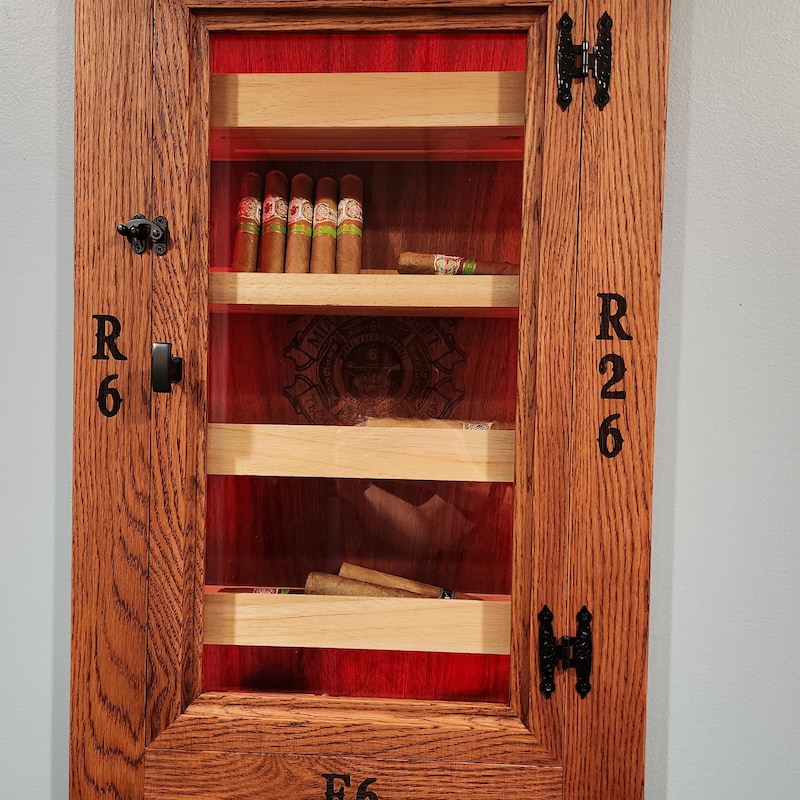 Oak Cigar Humidor - Etsy