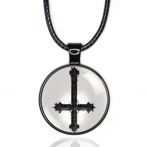 Inverted Cross Pendant With Very Antique Finish - Etsy Inverted Cross Pendant With Very Antique Finish - Etsy