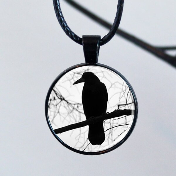 Crow Necklace - Etsy