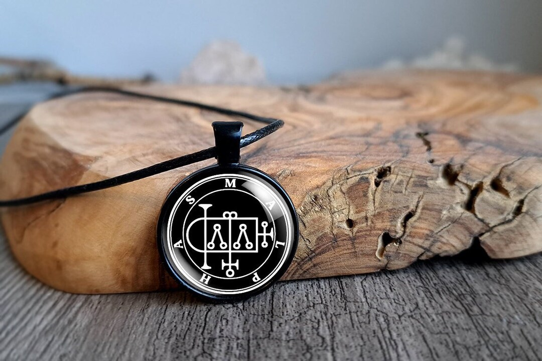 Demon Malphas Necklace, Black Magic Occult Jewelry, Goetic Demon ...