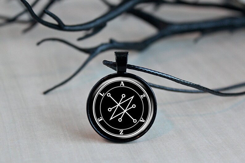 Ars Goetia Azazel Necklace Azazel Pendant Demon Sigil Occult - Etsy
