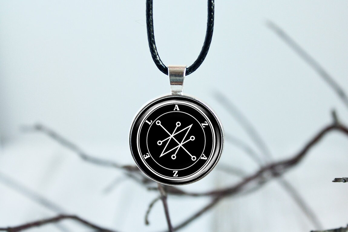 Ars Goetia Azazel Necklace Azazel Pendant Demon Sigil Occult - Etsy