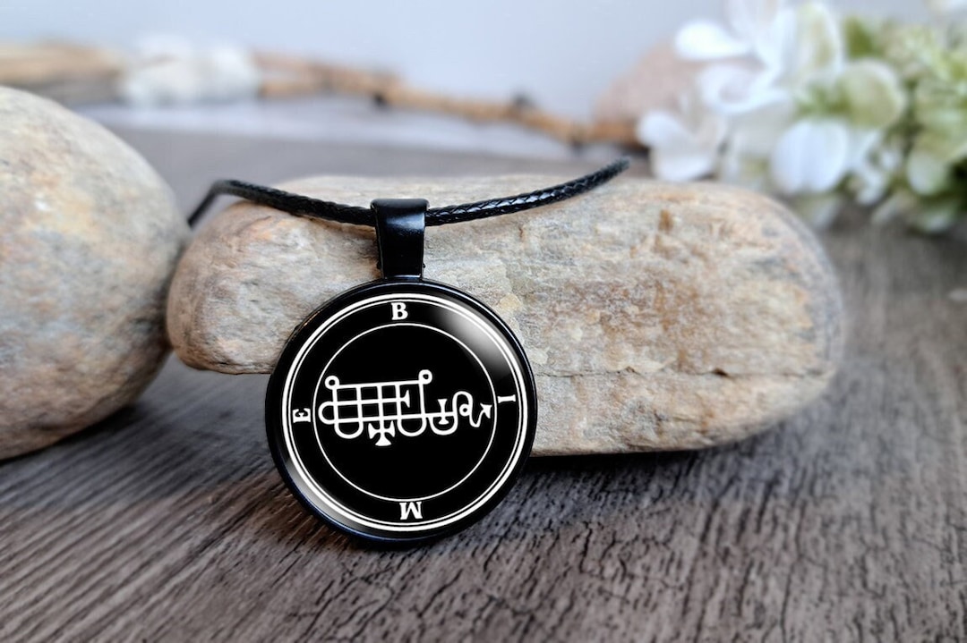 Bime Necklace, Black Magic Occult Jewelry, Satanic Gifts for Him ...