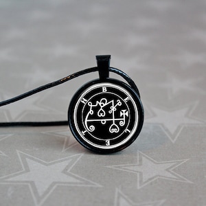 Ars Goetia King Beleth Necklace, Beleth Sigil Occult Jewelry, Demonic ...