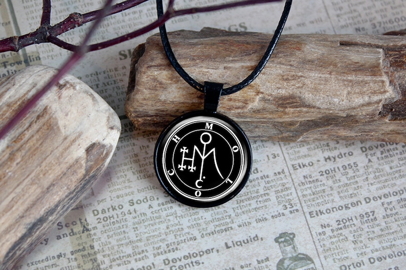 Moloch Necklace, Moloch Sigil Pendant, Pagan Gifts, Occult Jewelry ...