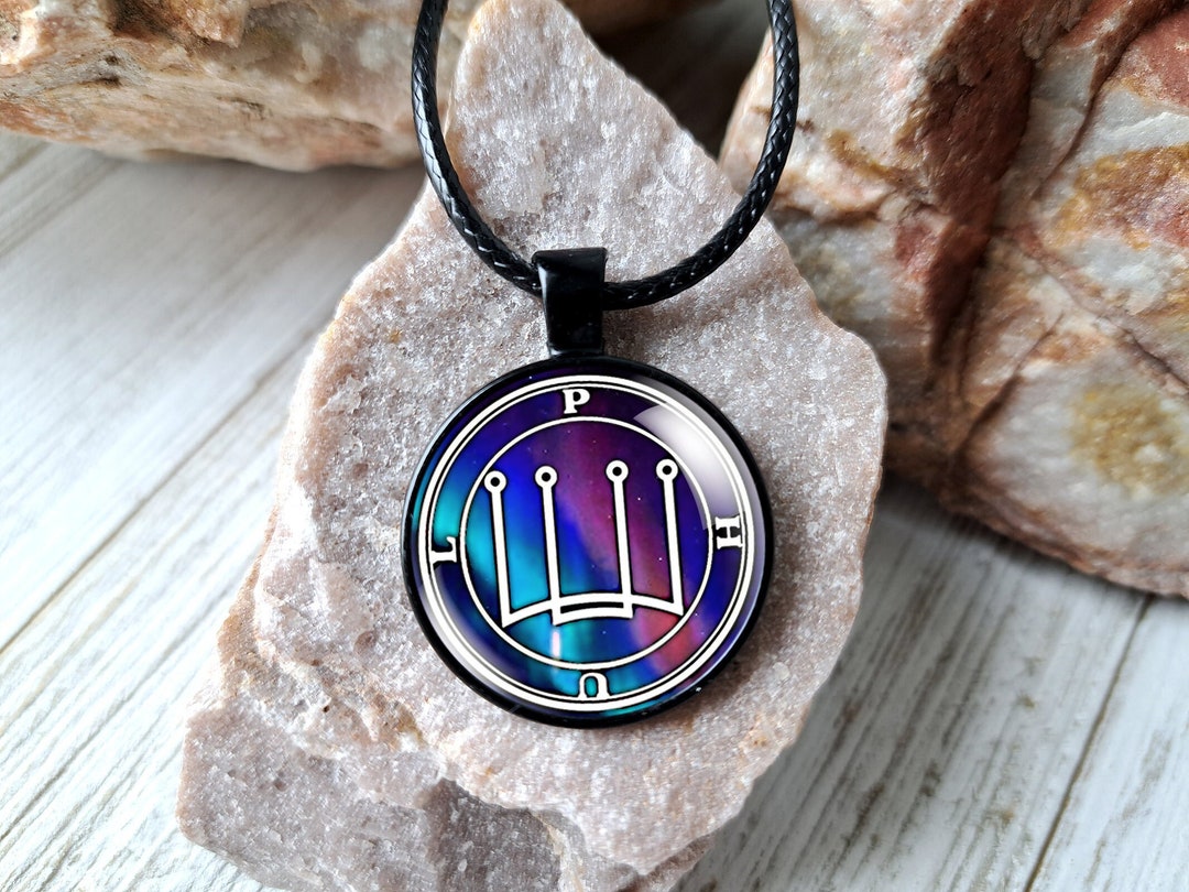 Phul Necklace Planetary Talisman, Olympic Spirit Phul Sigil Jewelry ...