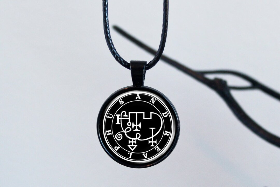 Andrealphus Sigil Necklace Pagan Black Witch, Dark Witchcraft Demonic ...