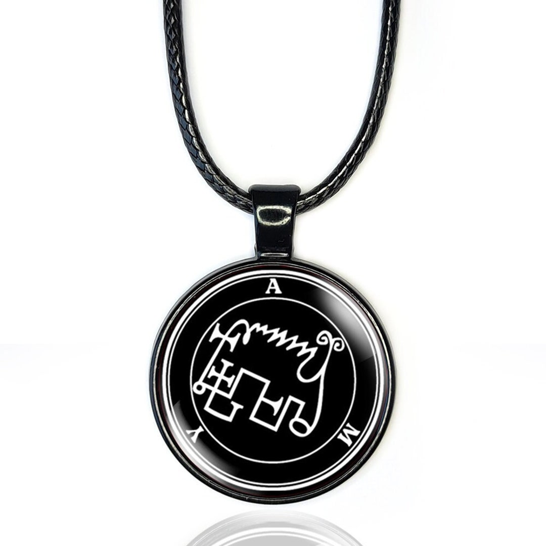 Demon Amy Sigil Necklace, Pagan Jewelry Ars Goetia Seals, Esoteric ...