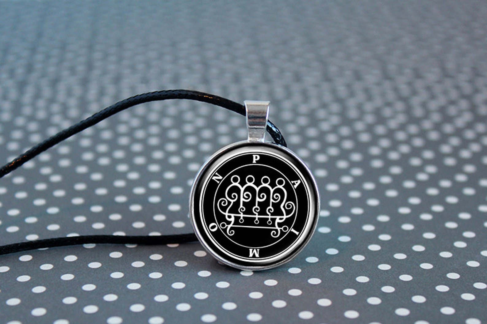 King Paimon Necklace Goetia Demon Paimon Sigil Pendant Devil - Etsy
