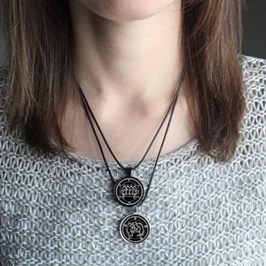 Clauneck Pendant, Wealth Demon, Black Magic Spell Amulet, Left Hand ...