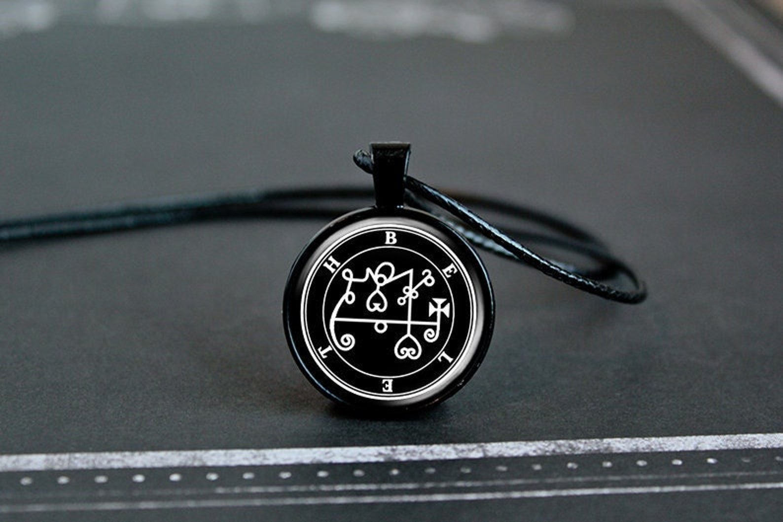 Ars Goetia King Beleth Necklace, Beleth Sigil Occult Jewelry, Demonic ...