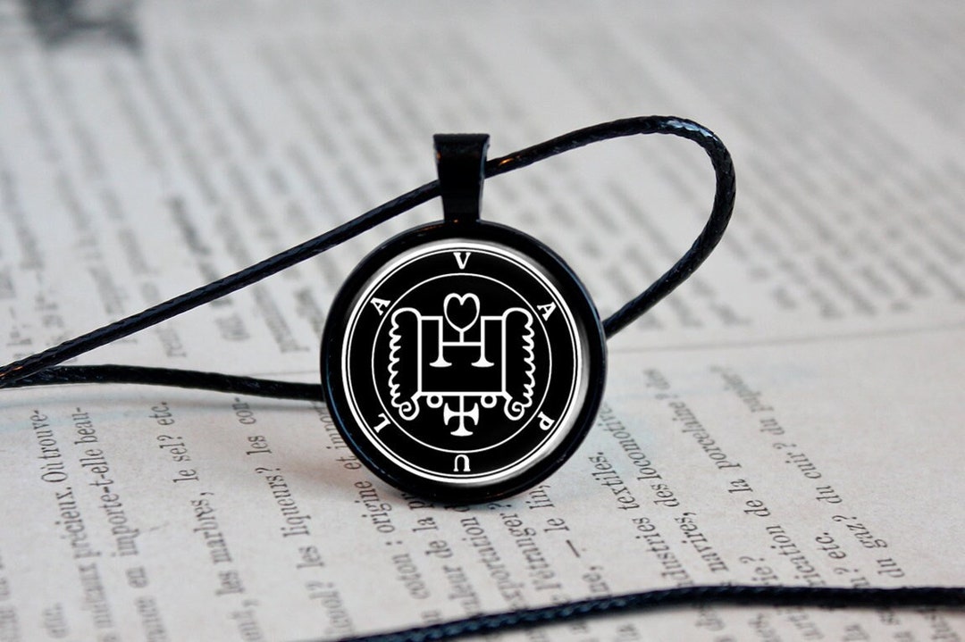 Demon Vapula Sigil Necklace, Pagan Jewelry Ars Goetia Seals, Esoteric ...