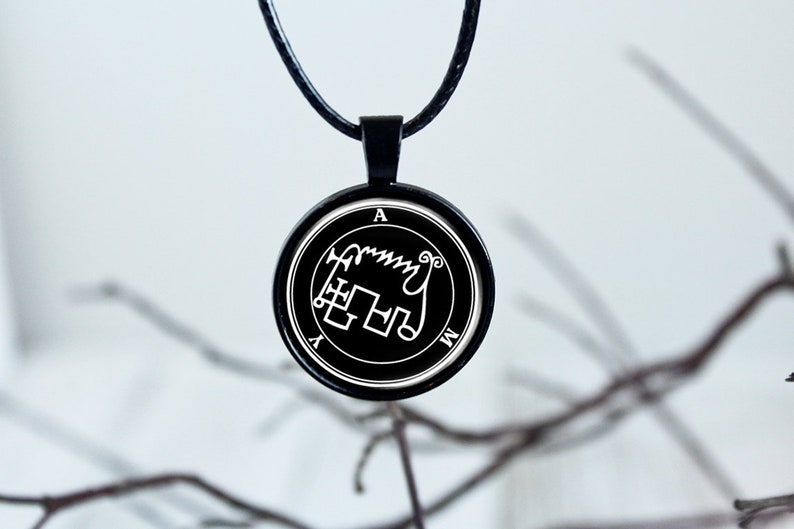 Demon Amy Sigil Necklace, Pagan Jewelry Ars Goetia Seals, Esoteric ...