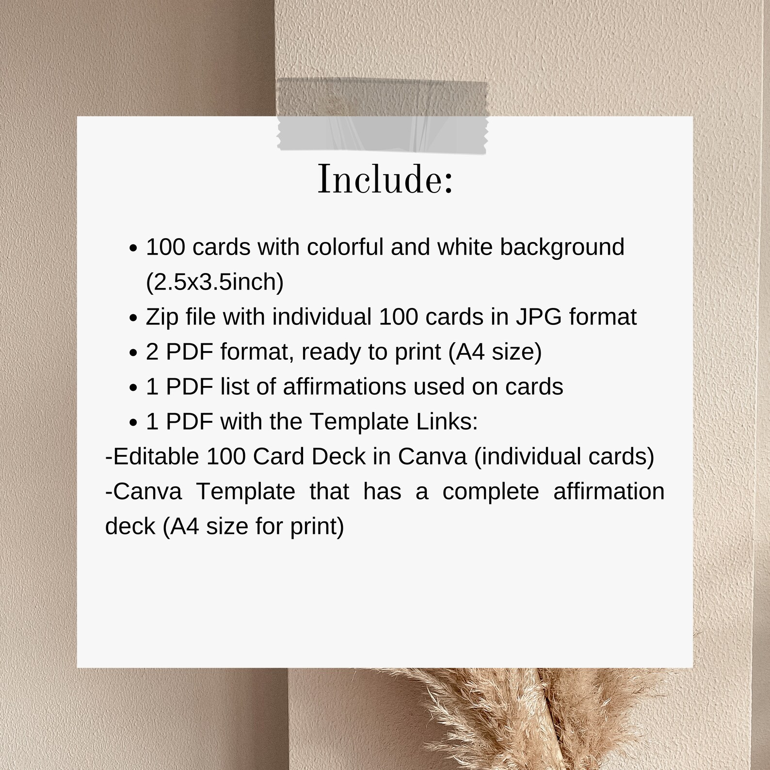 Boho Affirmation Cards Printable Affirmations Boho - Etsy