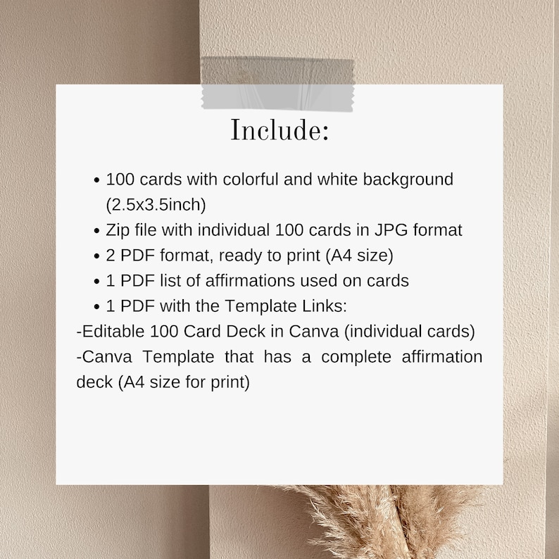 Boho Affirmation Cards Printable Affirmations Boho - Etsy