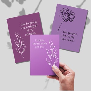 45 Affirmation Cards Digital Download Mindfulness | Etsy