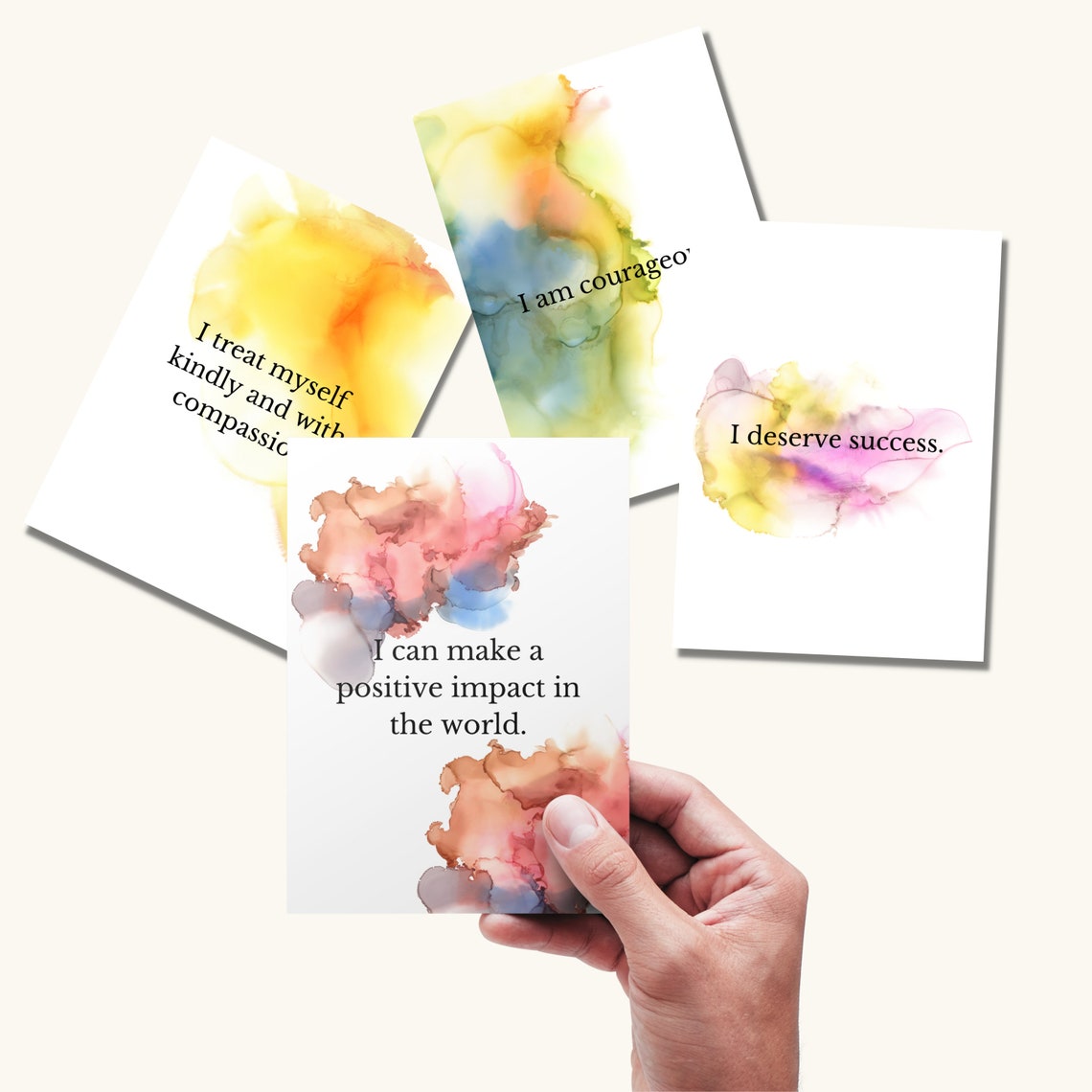 60 Morning Affirmation Cards Digital Download Good - Etsy