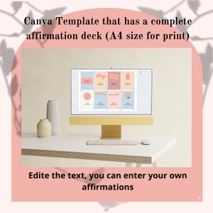 60 Affirmation Cards Digital Download, Mindfulness Affirmations Deck ...