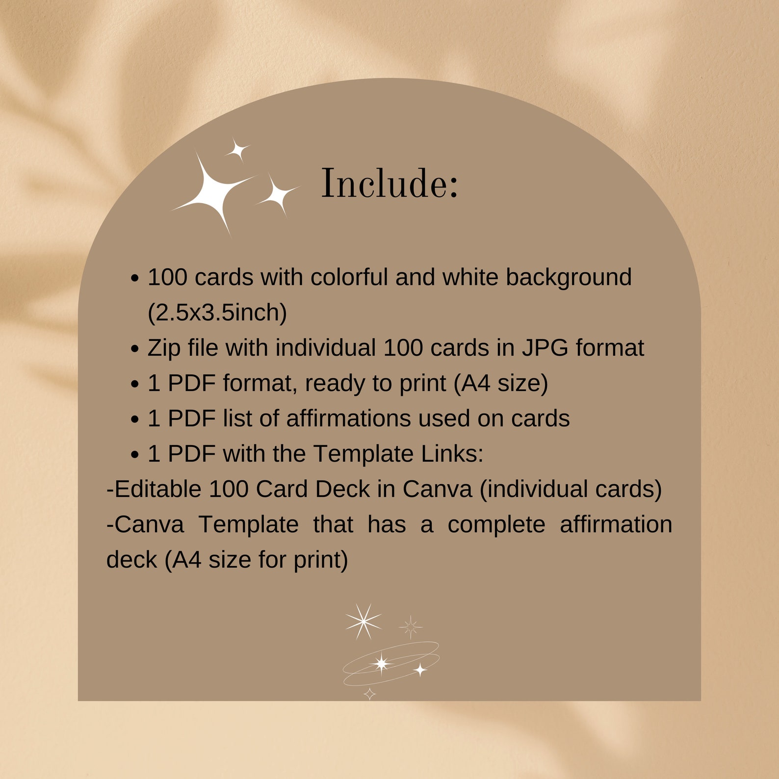 Boho Affirmation Cards, Printable Affirmations, Boho Affirmation Deck ...